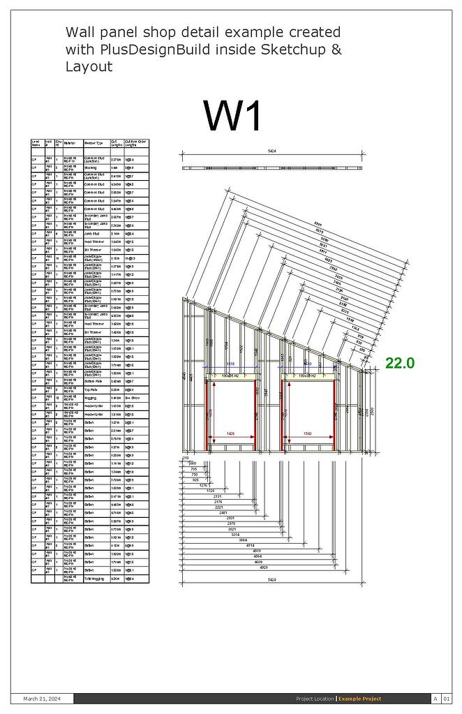 Carpenter & Framer shop drawing input needed for Wood Frame shop ...